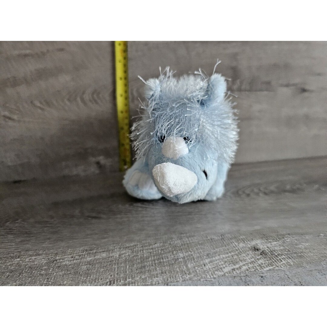 Ganz Webkinz Blue Rhino Long Hair Plush Stuffed Animal HM196 No Code - Etsy
