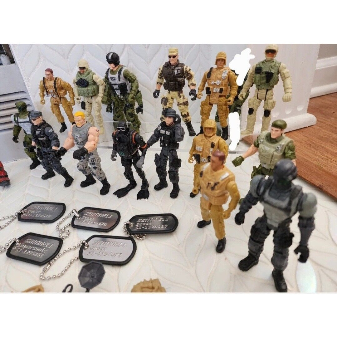 Large Lot Chap Mei 3.75" Military Army Action Figures Halo Vintage ...