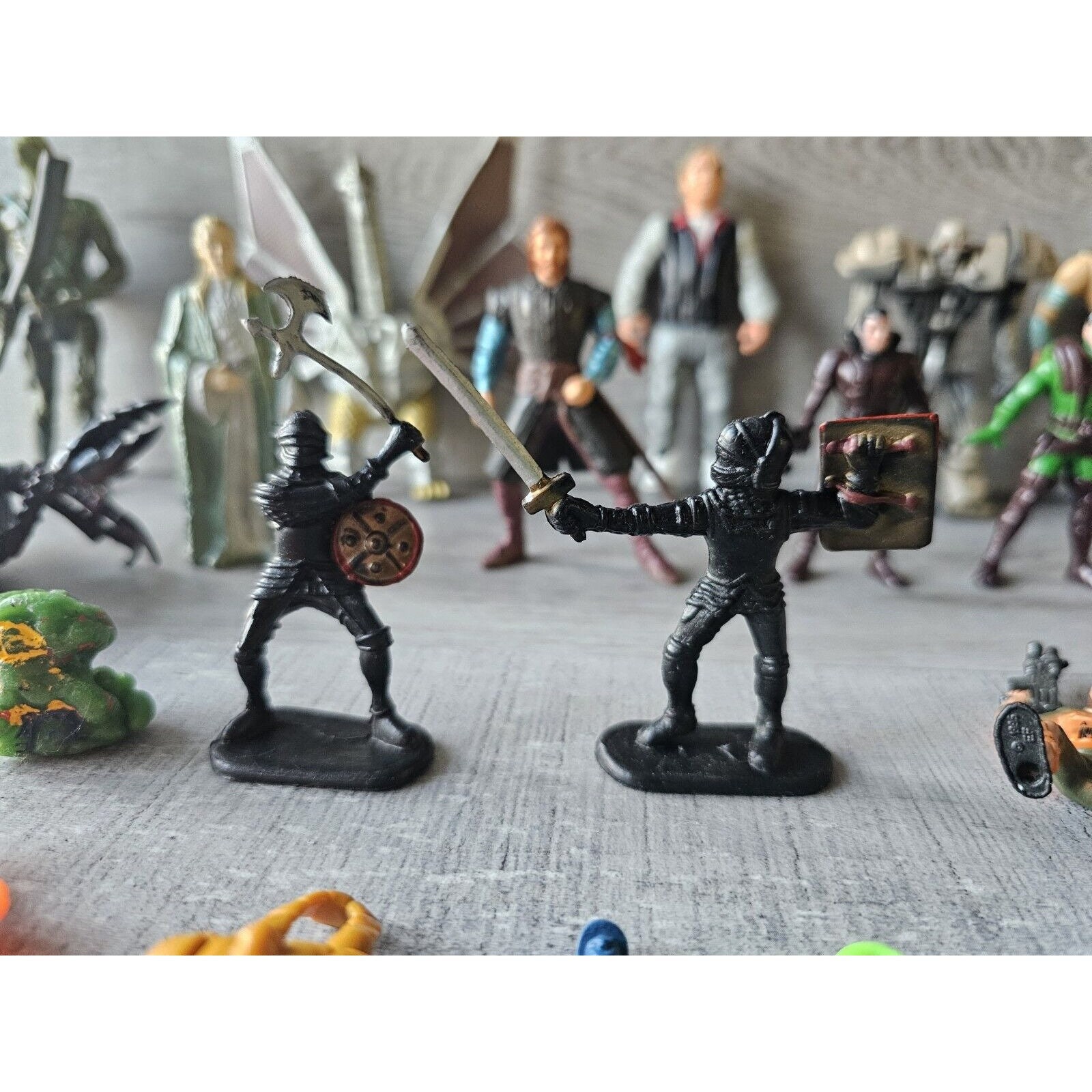 Vintage Rare Lot 1990s Action Figures Johnny Quest MIB Zombie Godzilla ...