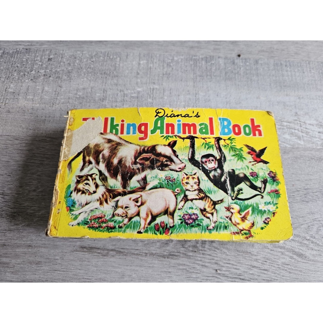 Vintage Children’s Book Talking Animal Book Japan 1950s Does NOT Make ...