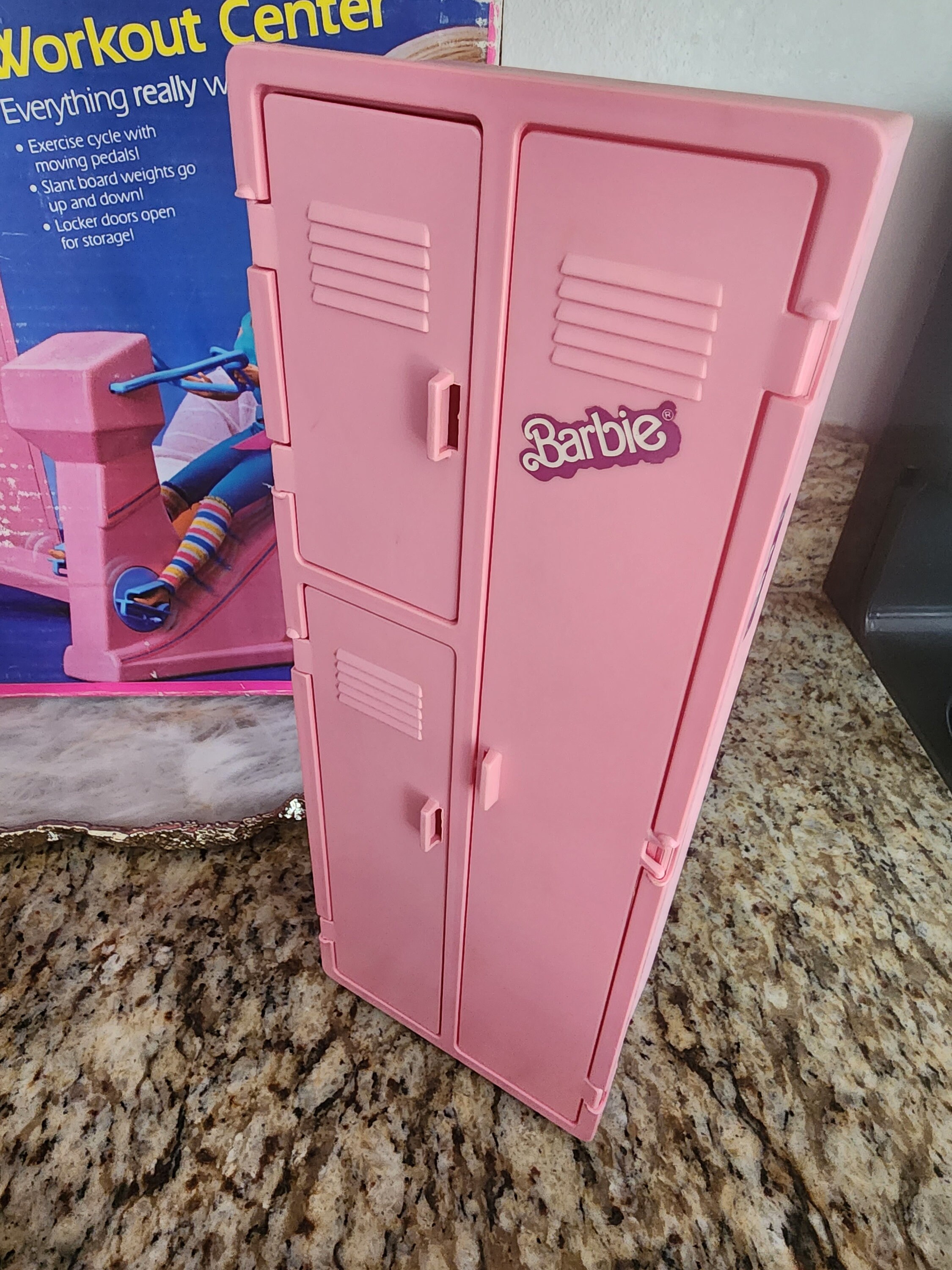 Vintage Barbie Workout Center Playset Gym 1984 - Etsy