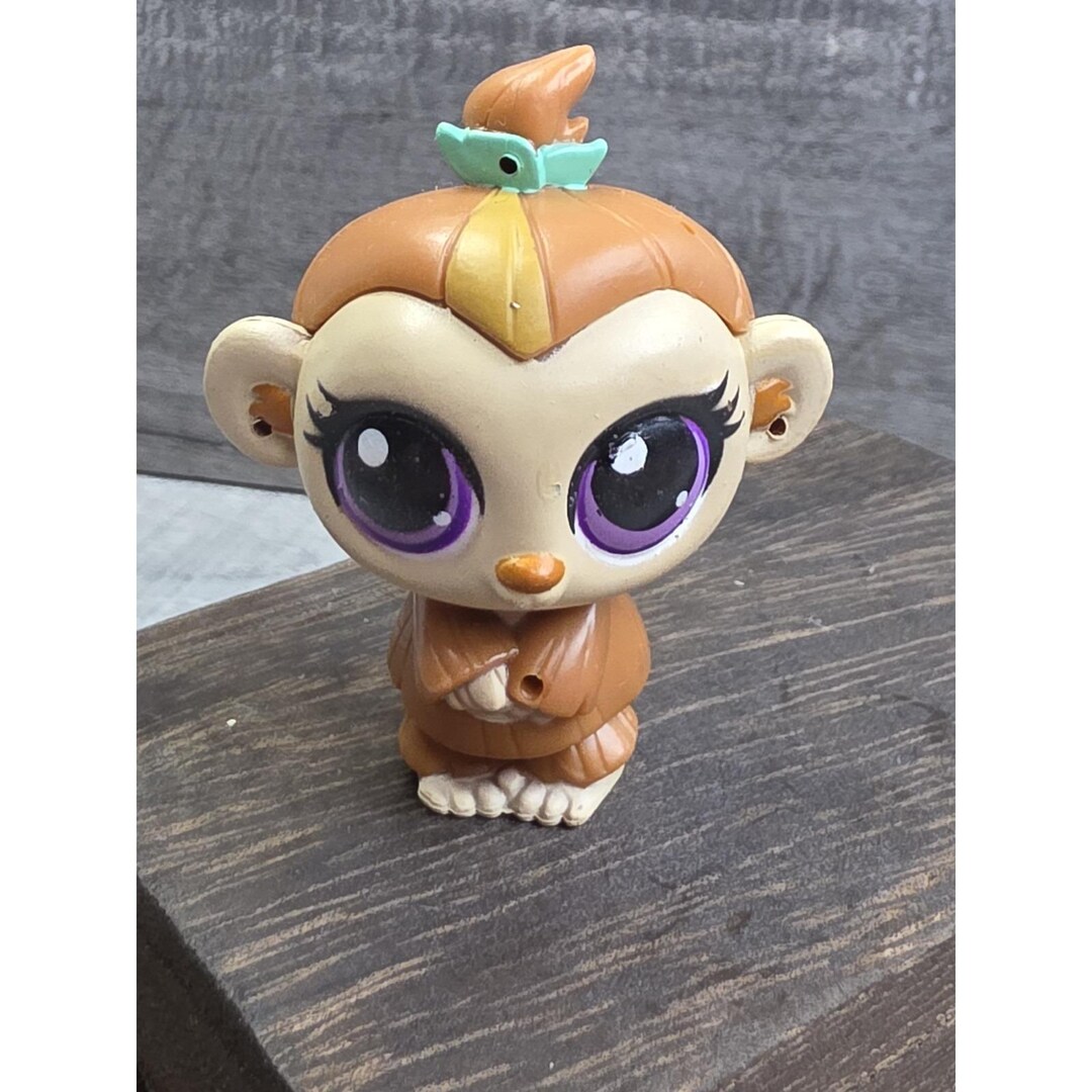 Littlest Pet Shop G5 Monkey Mushroom Lee # 3660 Pet Pawsabilities G58 ...