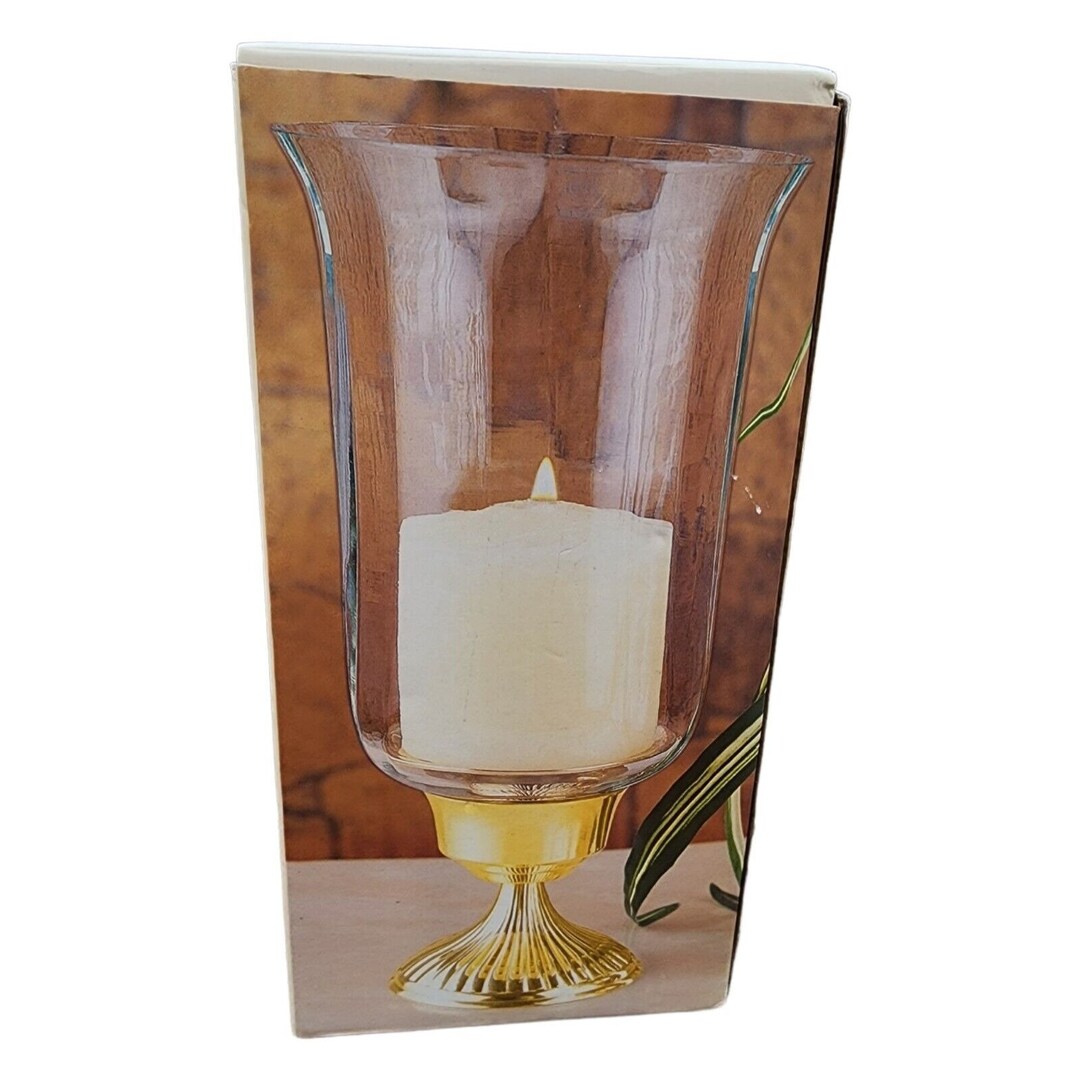 Vintage Solid Brass Candlestick Candle Holder Gold Home Interior ...