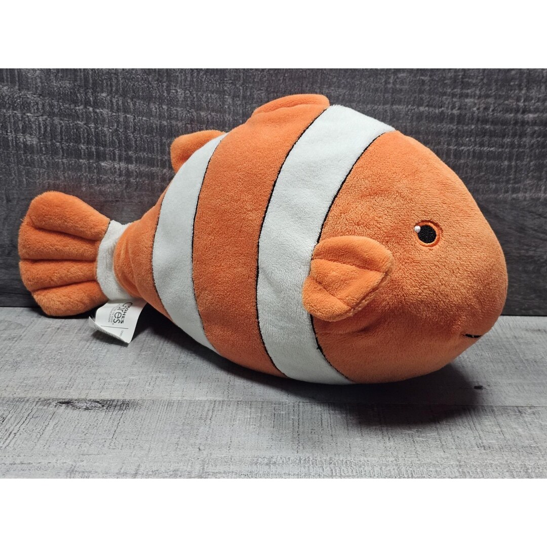 Kohls Cares Finding Nemo Orange Clown Fish 14” Plush Stuffed Animal Toy ...
