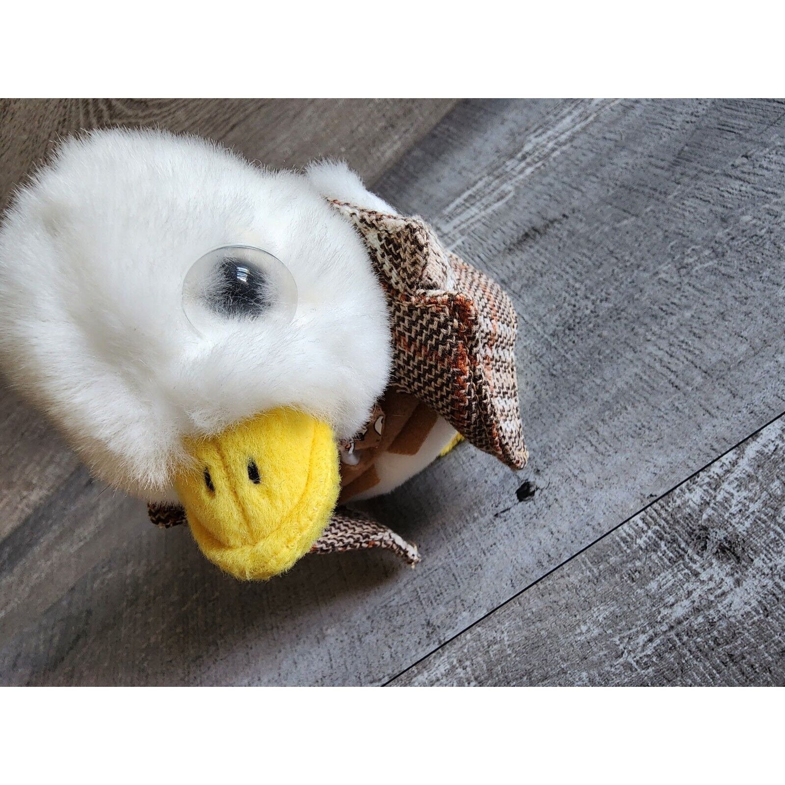 Aflac Duck Professor Plush Stuffed Animal Toy Monocle Bowtie Tweed ...