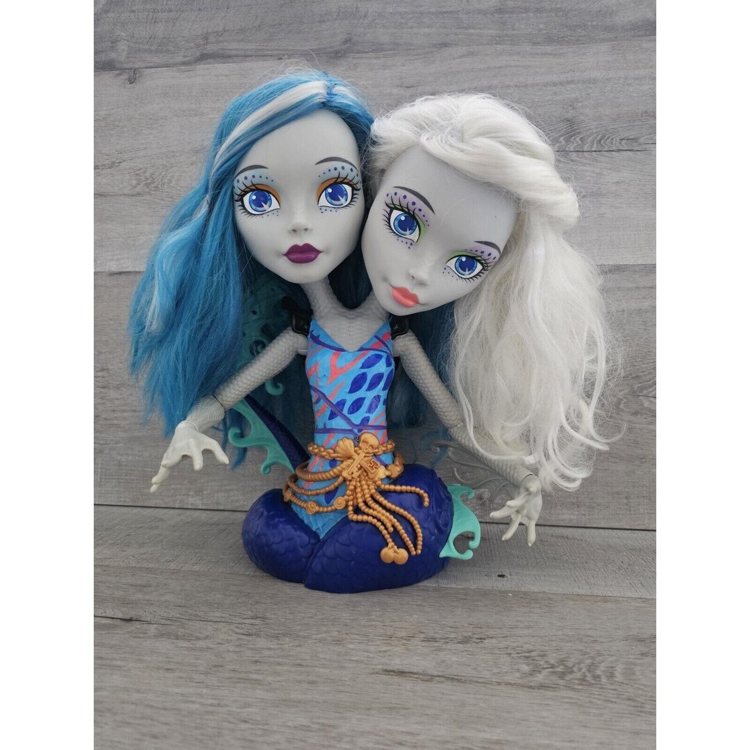Monster High Great Scarrier Reef Peri & Pearl Styling Two Doll Heads - Etsy