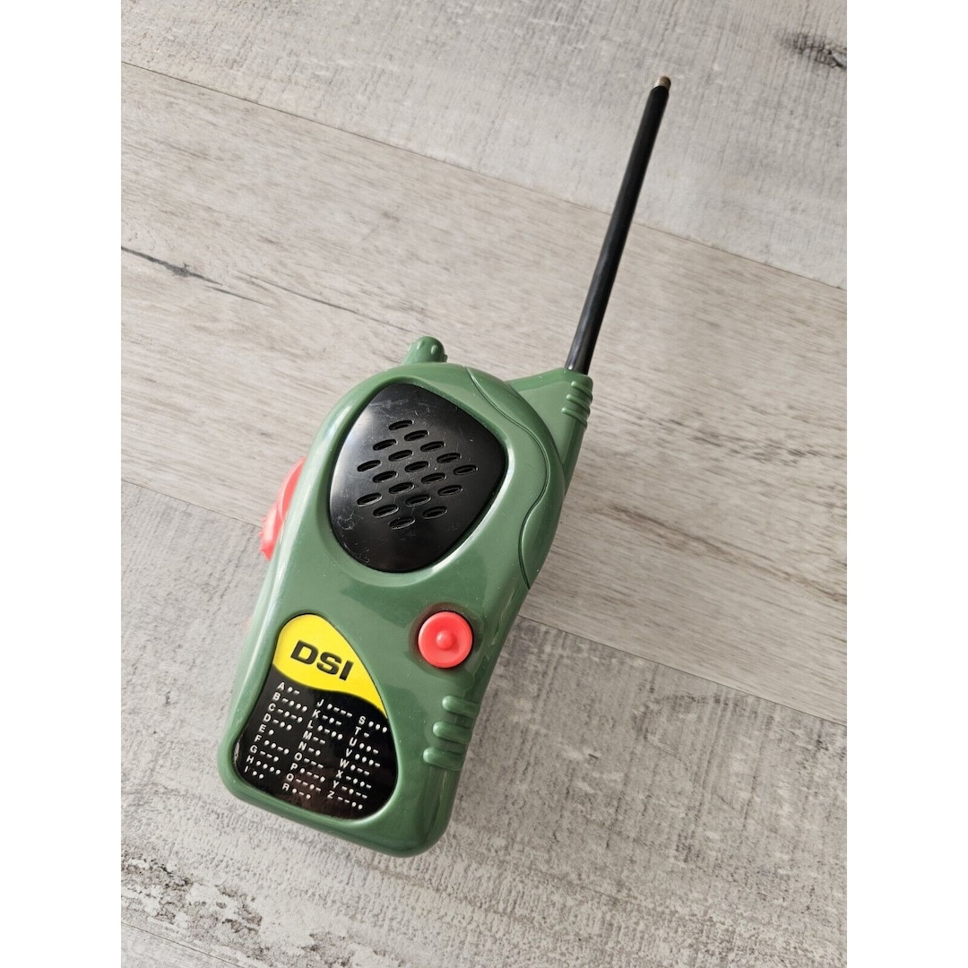 DSI Walkie Talkie Green Vintage 1990s Pretend Play WORKS - Etsy