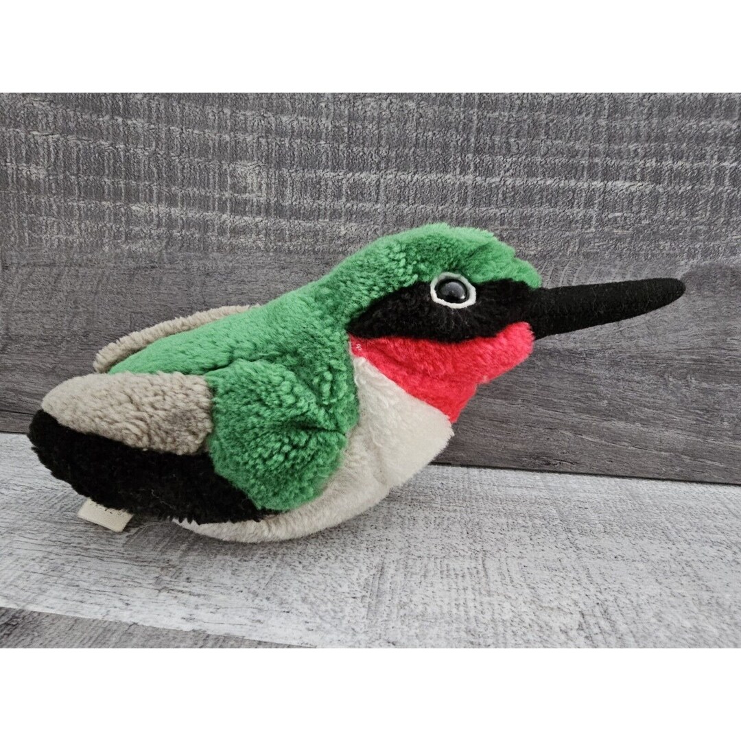 Wild Republic Audubon Birds Ruby Throated Hummingbird Plush Stuffed Toy ...