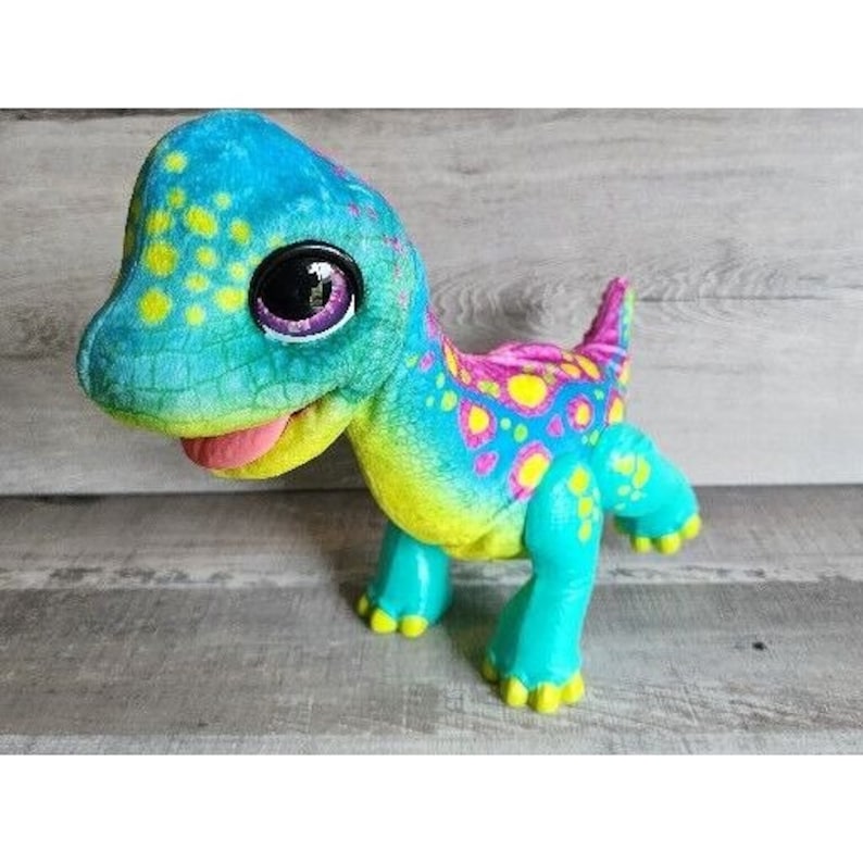 Furreal Snackin Sam the Bronto Interactive Animatronic Plush Toy ...