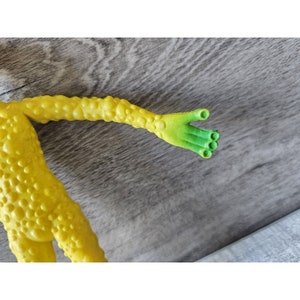 Vintage UFO Files Bendable Alien Action Figure Toy 1996 M.T Glow in the ...