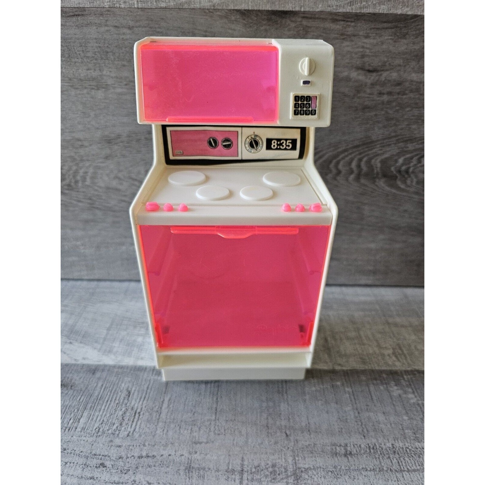 Vintage 1978 Mattel Barbie Dream House Pink Kitchen Stove Oven ...