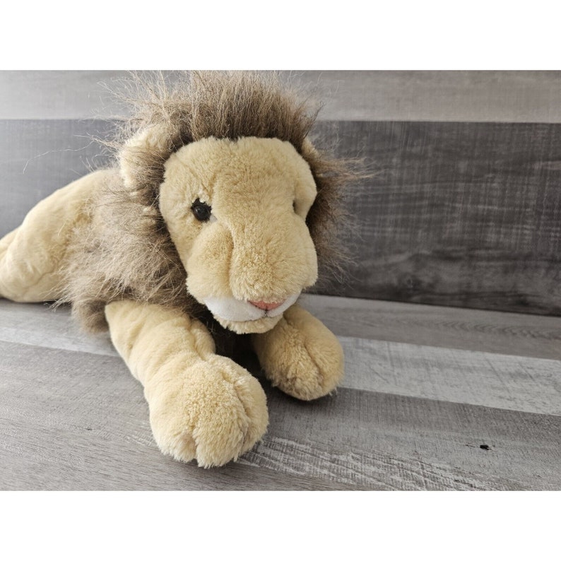 24K Polar Puff Special Effects Brown Lancelot Lion Male Plush 1987 Vtg ...