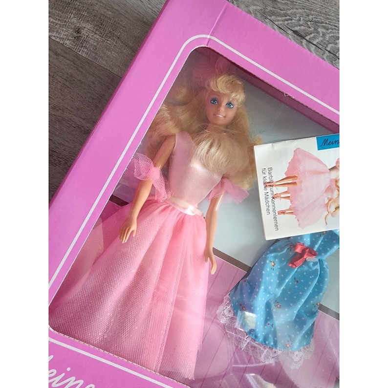 Barbie Meine Erste My First Barbie Set Ballerina Doll German Mattel ...