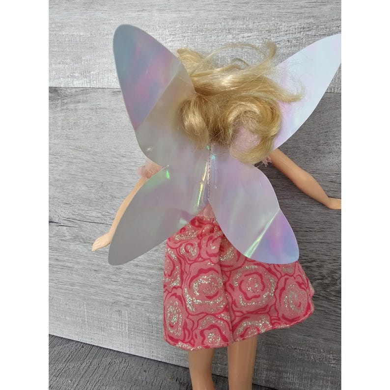 Mattel Barbie 90s Y2K Doll Pink Angel Outfit Tooth Fairy Fantasy Magic ...