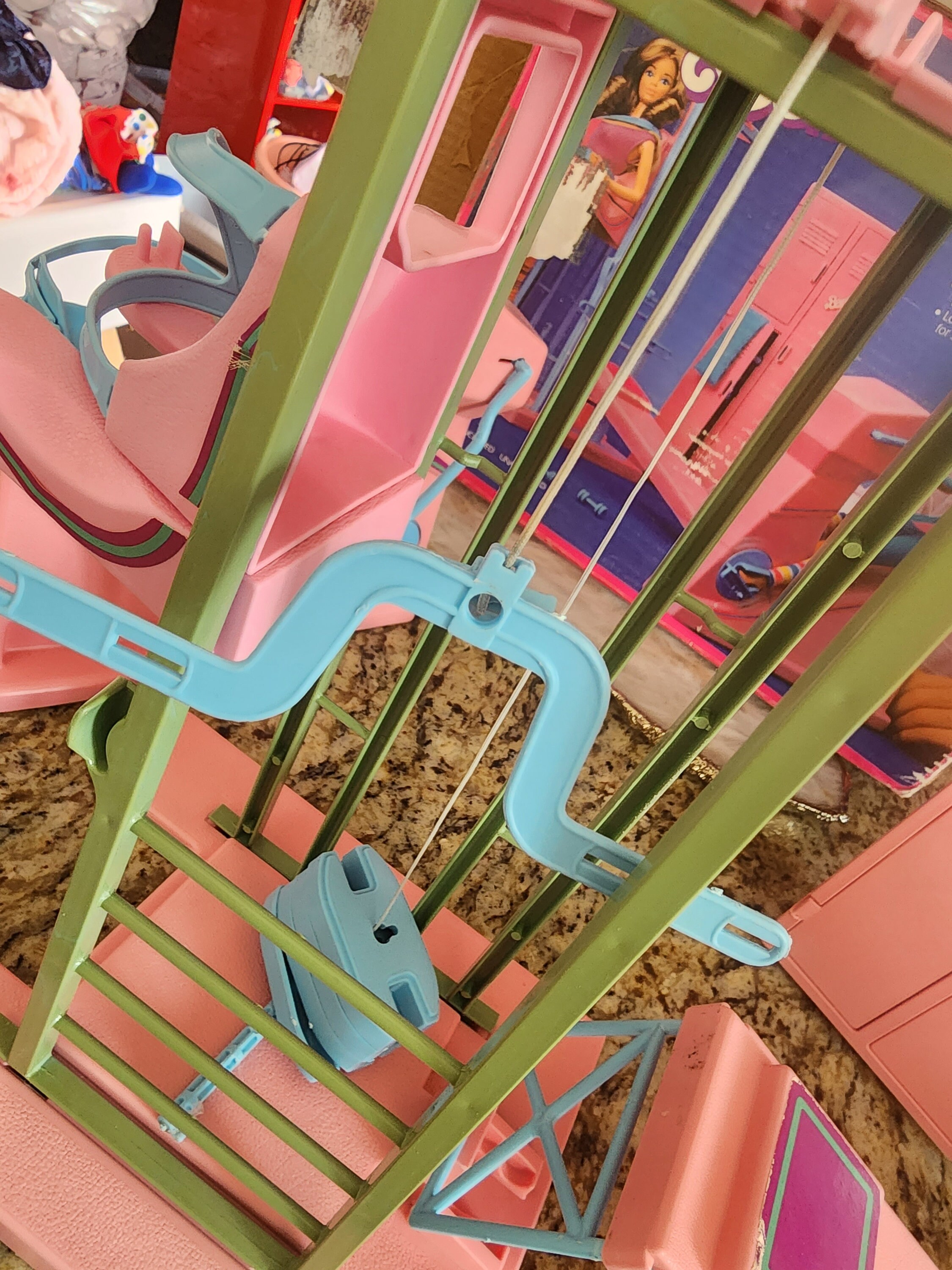 Vintage Barbie Workout Center Playset Gym 1984 - Etsy