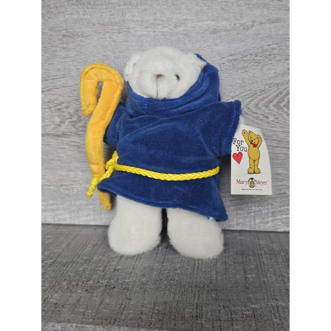 RARE Mary Meyer Plush Stuffed Animal Shepherd Teddy Bear - Adornable ...