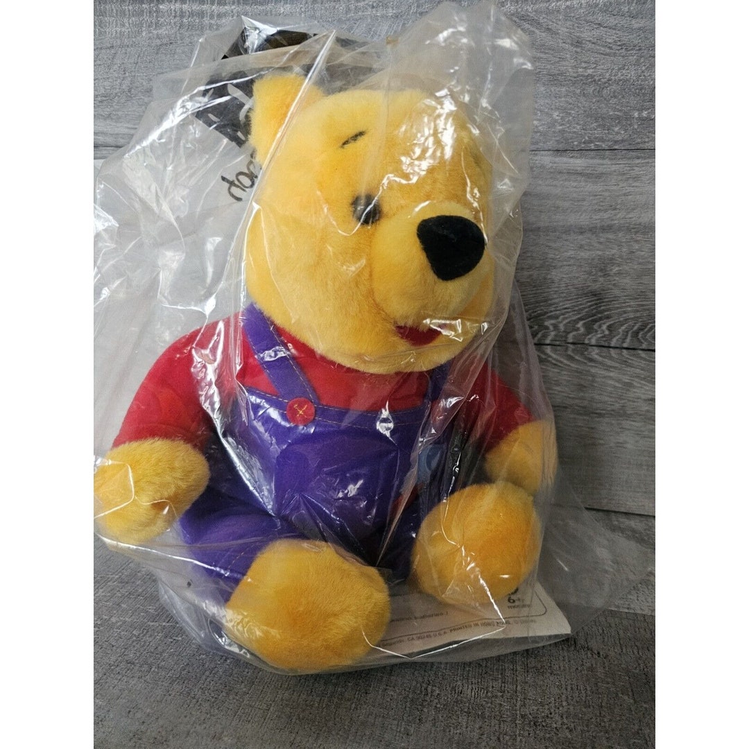Vintage 1997 Mattel Disney Hug N Wiggle Pooh Talking Plush Toy W/ Tag ...