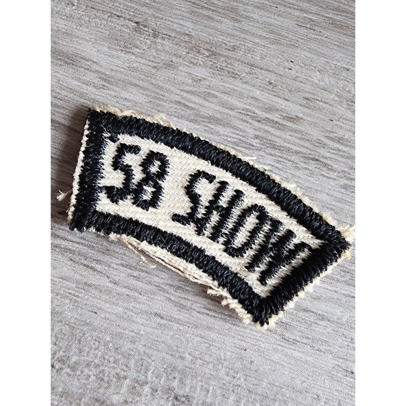Vintage Boy Scout White Black Segment PATCH '58 Show BSA - Etsy