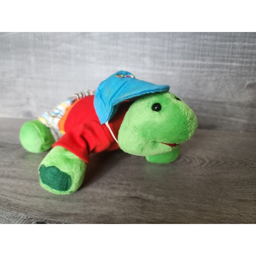 Webkinz Turtle HM150 No Code Retired Plush Stuffed Animal GANZ W Outfit ...