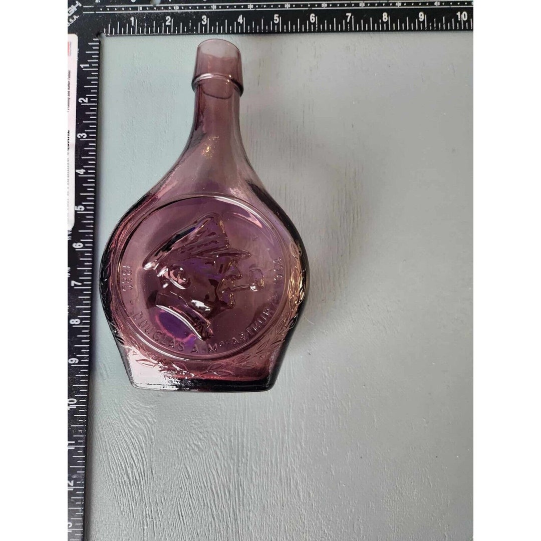 Vintage Wheaton Commemorative Decanter Carnival Glass Douglas A. Mac ...