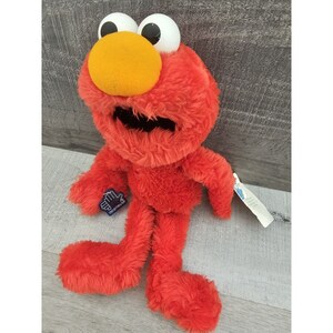 Vtg Applause Sesame Street Elmo Plush Stuffed Animal Toy 12" Vintage ...