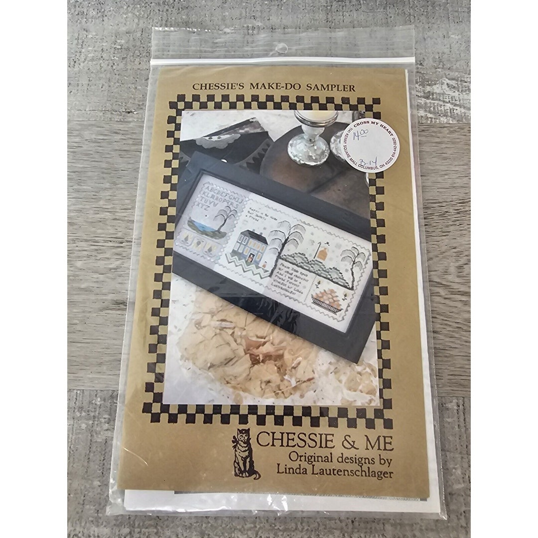 Chessie and Me We Make Do Sampler Cross Stitch Pattern Vtg New 242c - Etsy