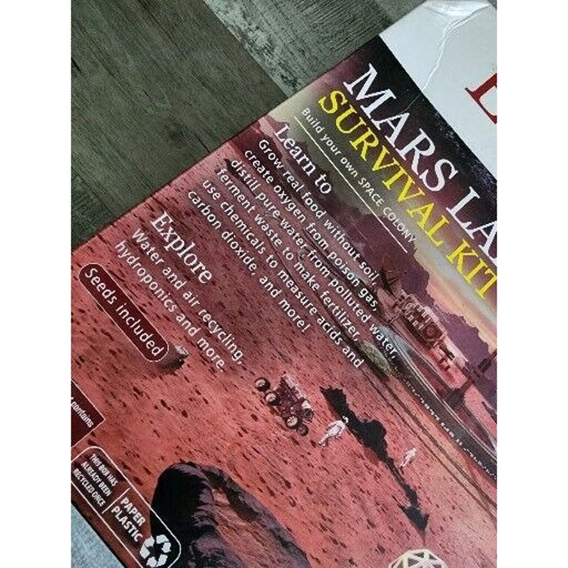 Mars Landing Survival Kit - Home STEM Kit - Ages 8+ - Grow Food & Build ...