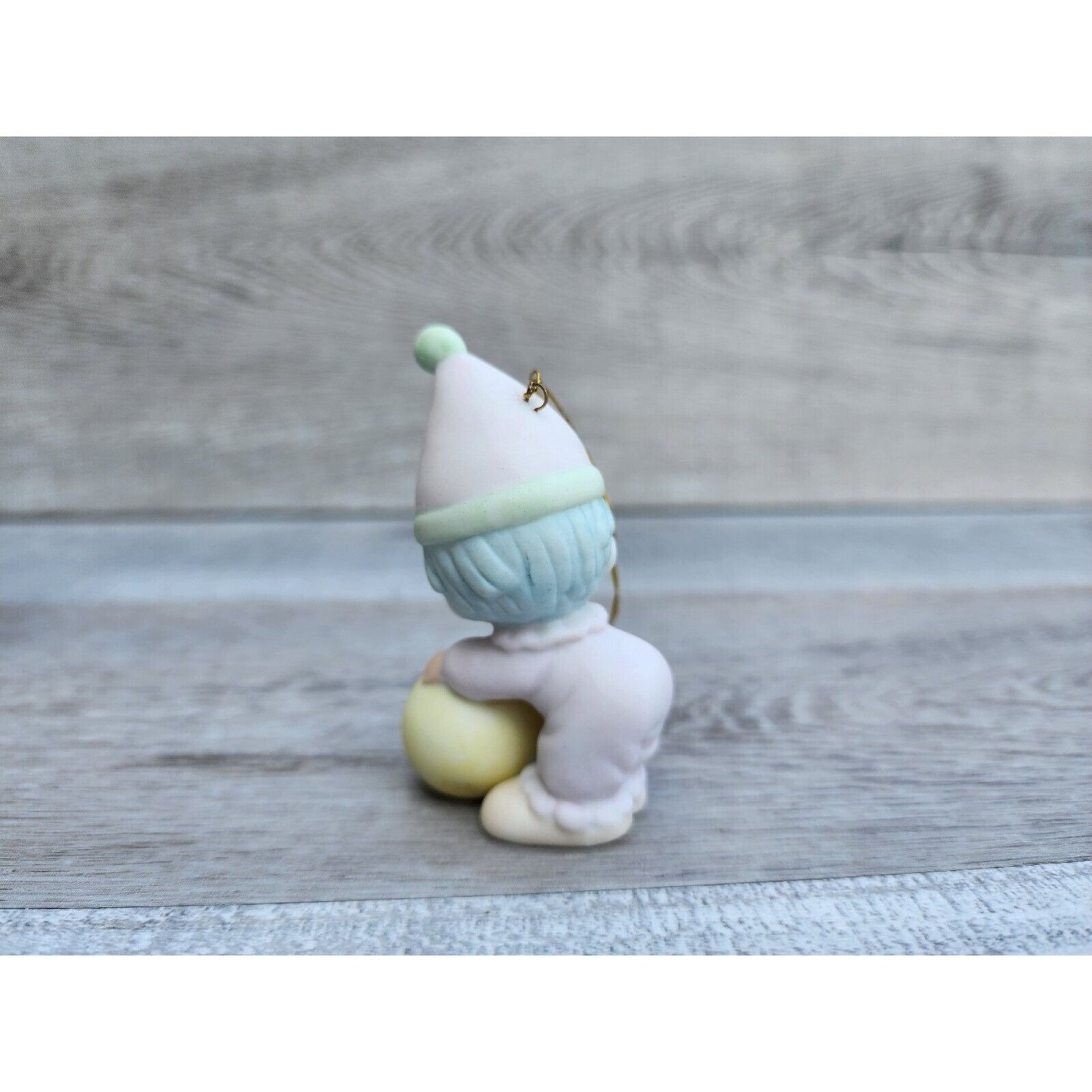 1985 Enesco Precious Moments Collection Happiness is the Lord Christmas ...