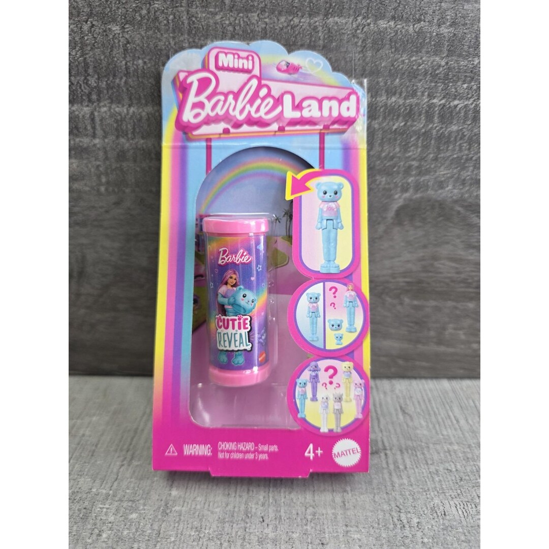 Barbie Land Mini Cutie Reveal Doll Toy New Stocking Stuffer G26 - Etsy