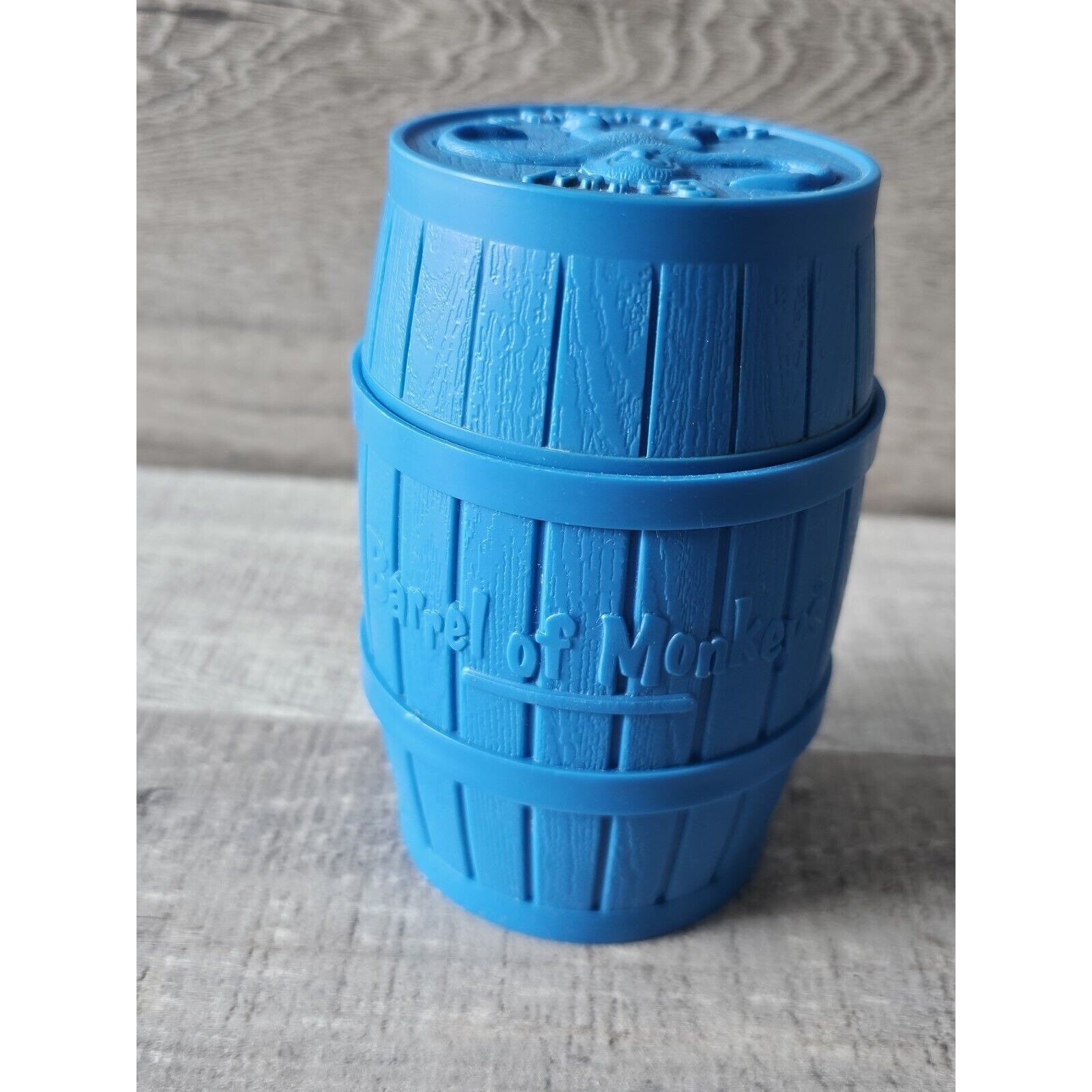 Vintage Barrel of Monkeys Game 1969 Milton Bradley Blue Barrel Red ...