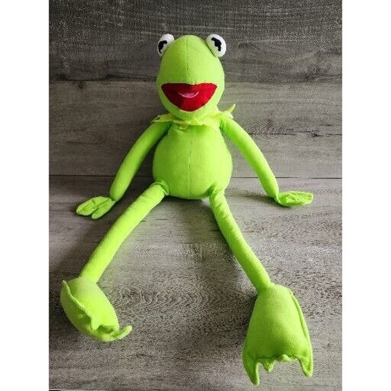 Vintage Large Kermit the Frog Plush Muppets Jim Henson s 29 Stuffed Toy 1990s Etsy Canada