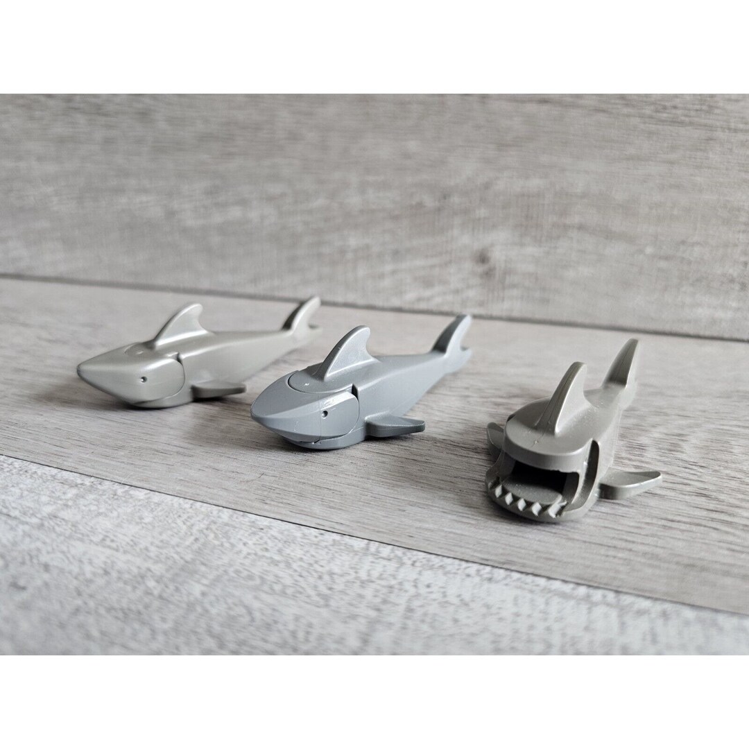 Lego Lot of 3 sea Ocean Animal Figures Sharks Old & New Gray Pirate - Etsy