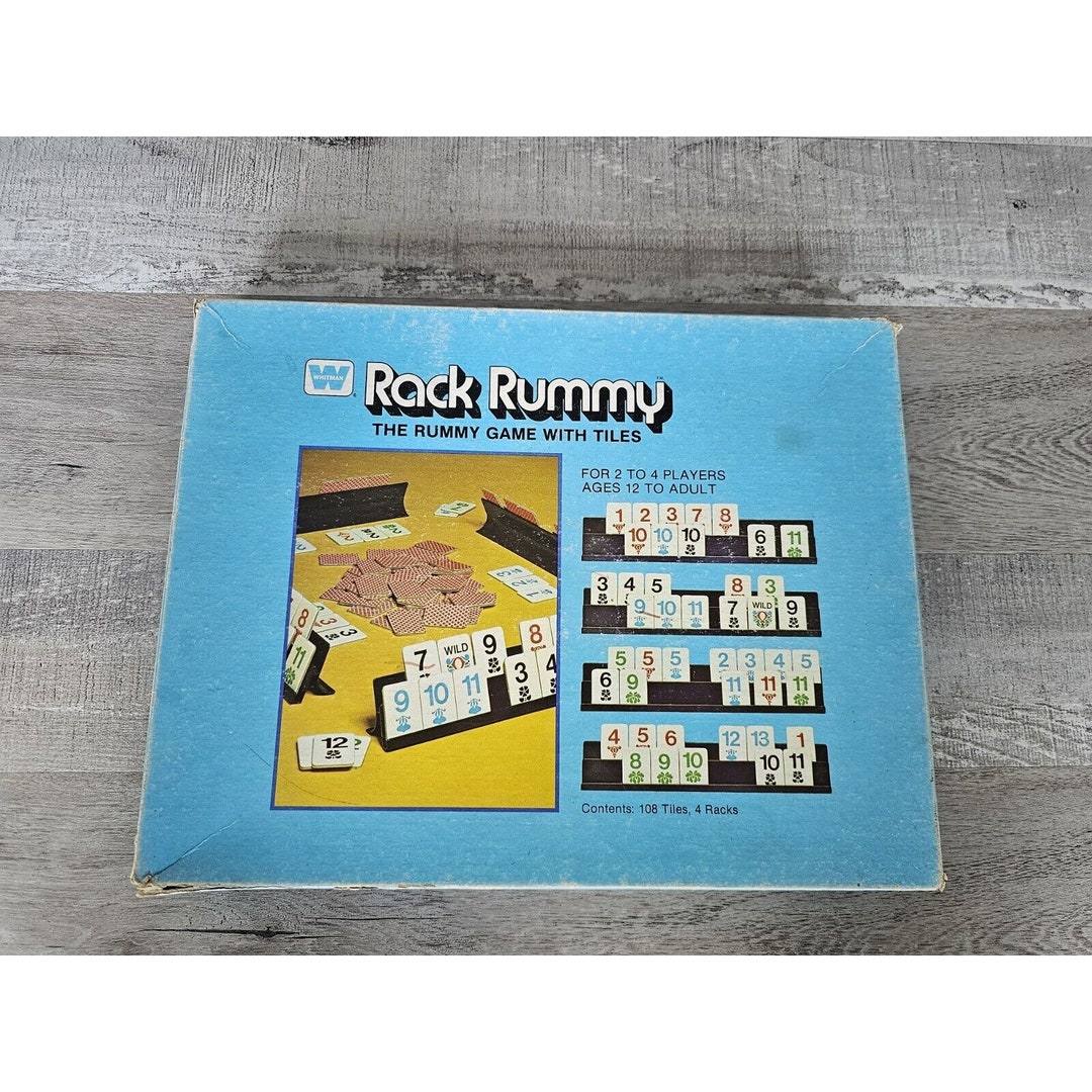 Rack Rummy Tile Game Vintage 1979 Whitman #4819 COMPLETE - Etsy