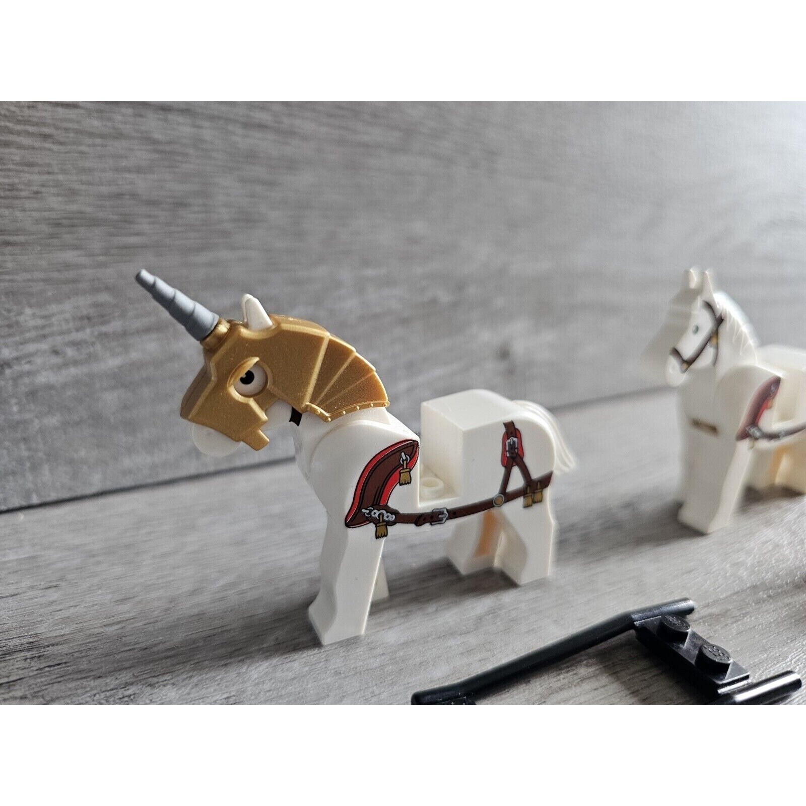 Lego Castle King Carriage Horse Gold Tassle Pattern Accessory 4493c LOT ...