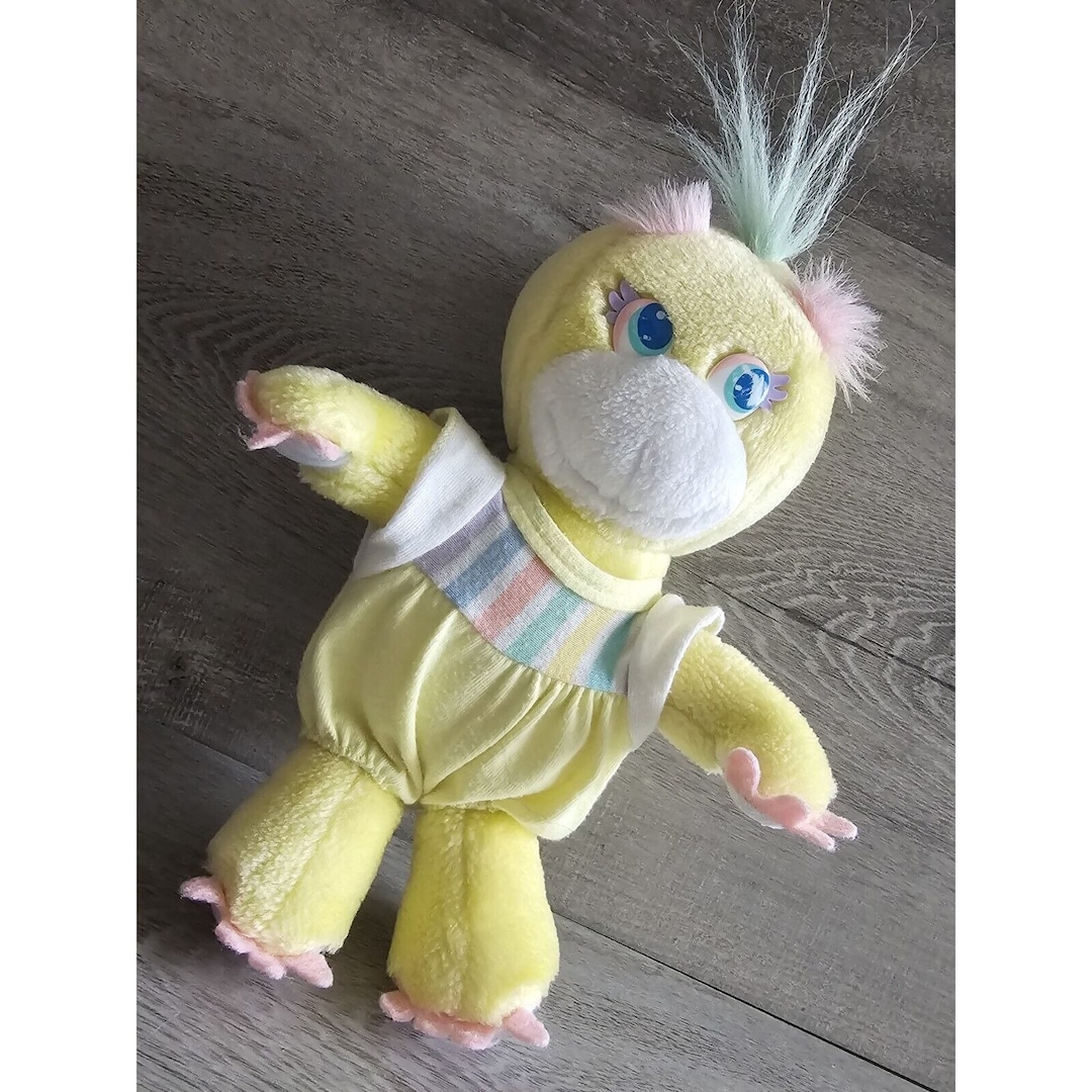 Vintage 1989 Yellow Pink Mattel Turtle Tots Plush Toy Stuffed Animal - Etsy