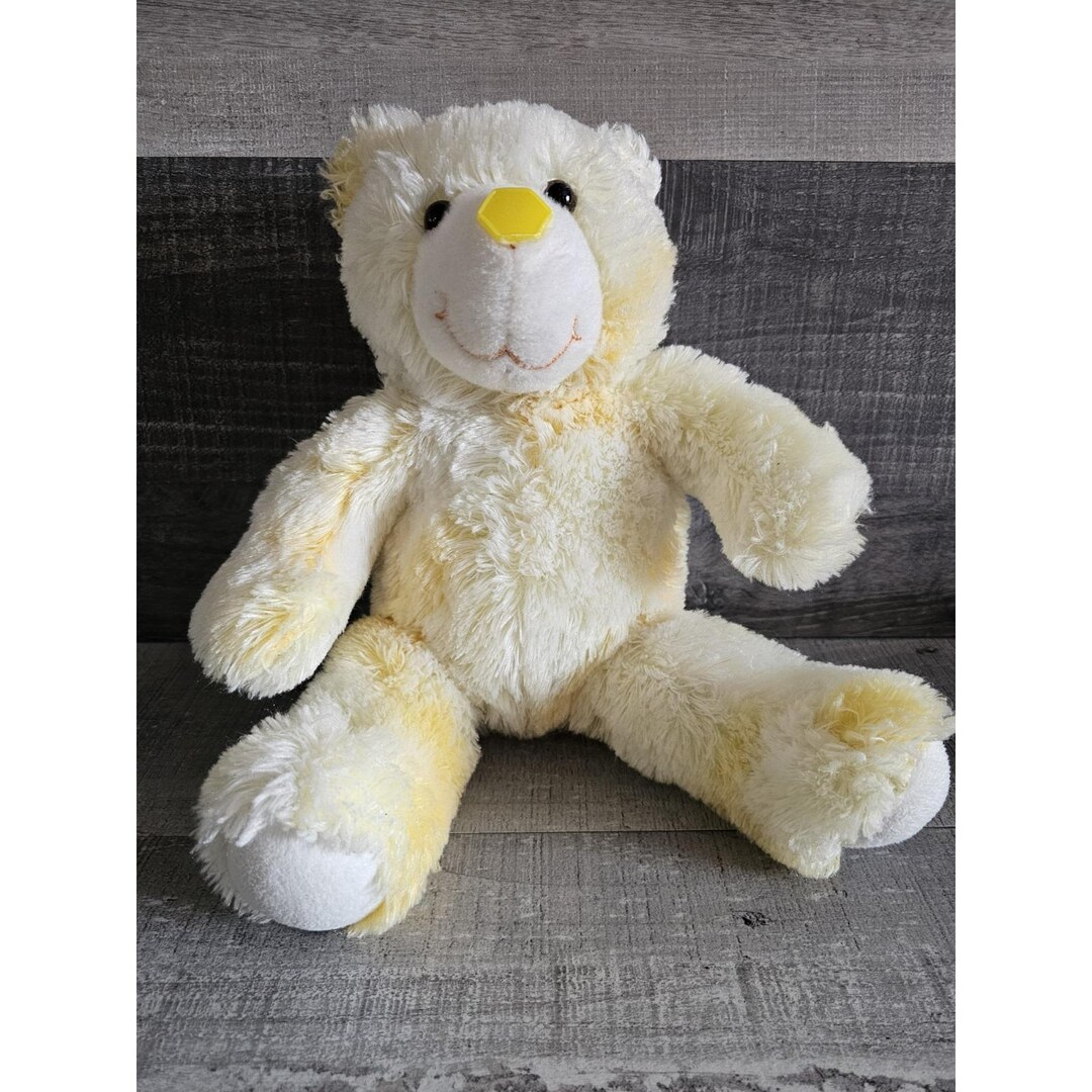 BUMBLE BEE Bear Plush Stuffed Noah’s Ark Animal Workshop 16” Yellow ...