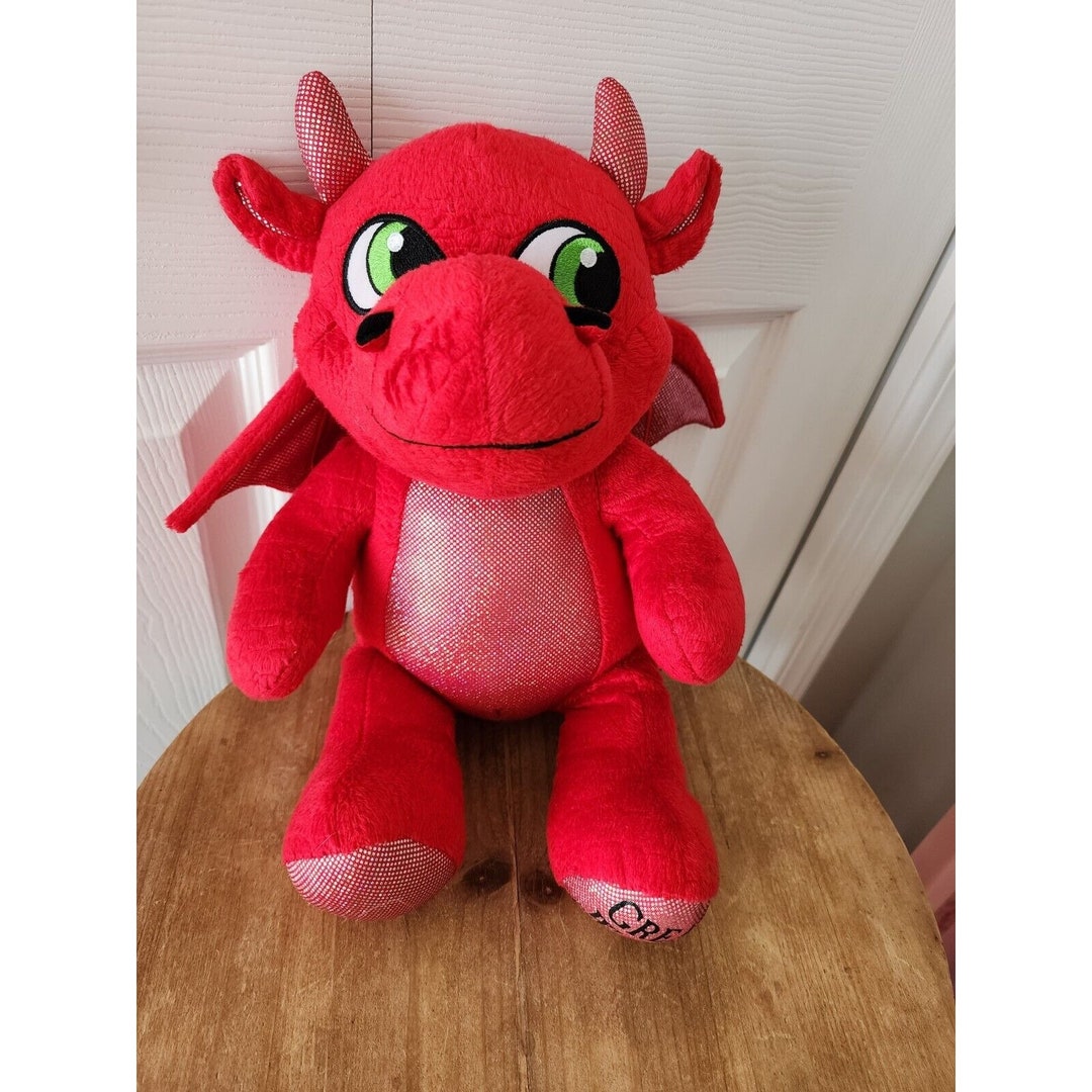 Build a Bear Workshop BAB Red Dragon Ellie Magiquest Plush Great Wolf ...