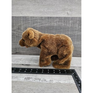 Realistic Standing Grizzly Brown Bear Stuffed Animal Plush Stands ...