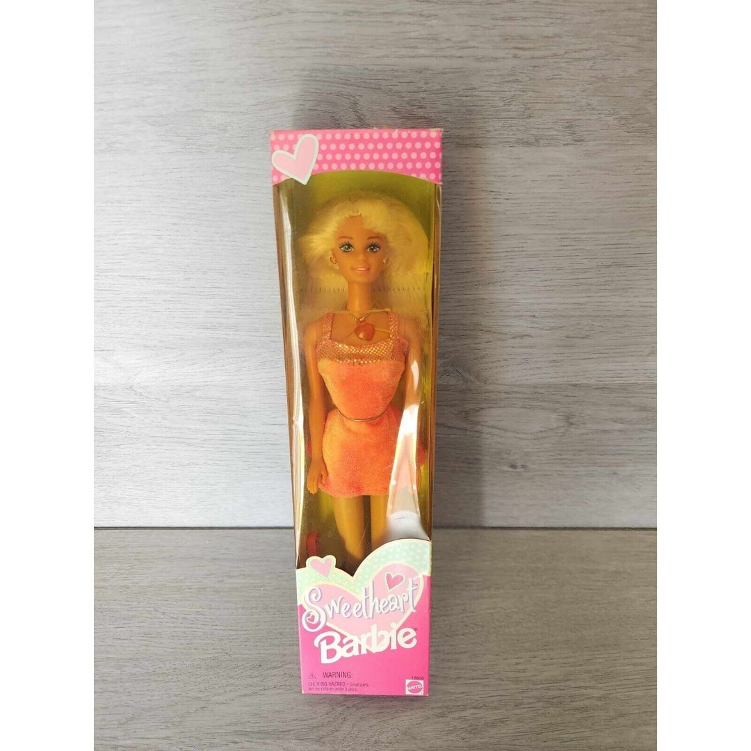 Vintage 1997 Sweetheart Barbie Doll 18608 Mattel Fashion Pink Blonde ...