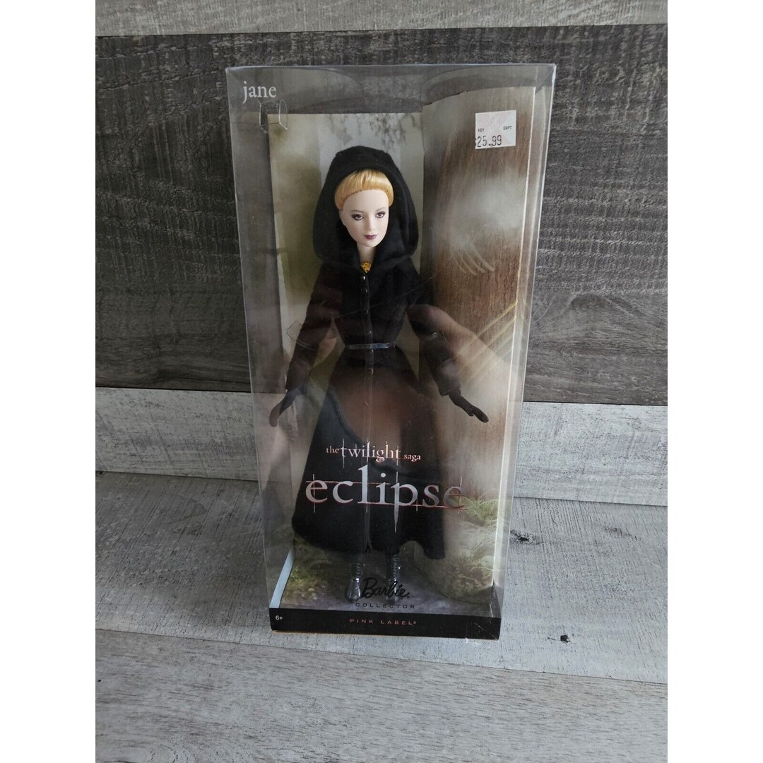 The Twilight Saga Eclipse Jane Barbie Doll Collector Pink Label NIB ...