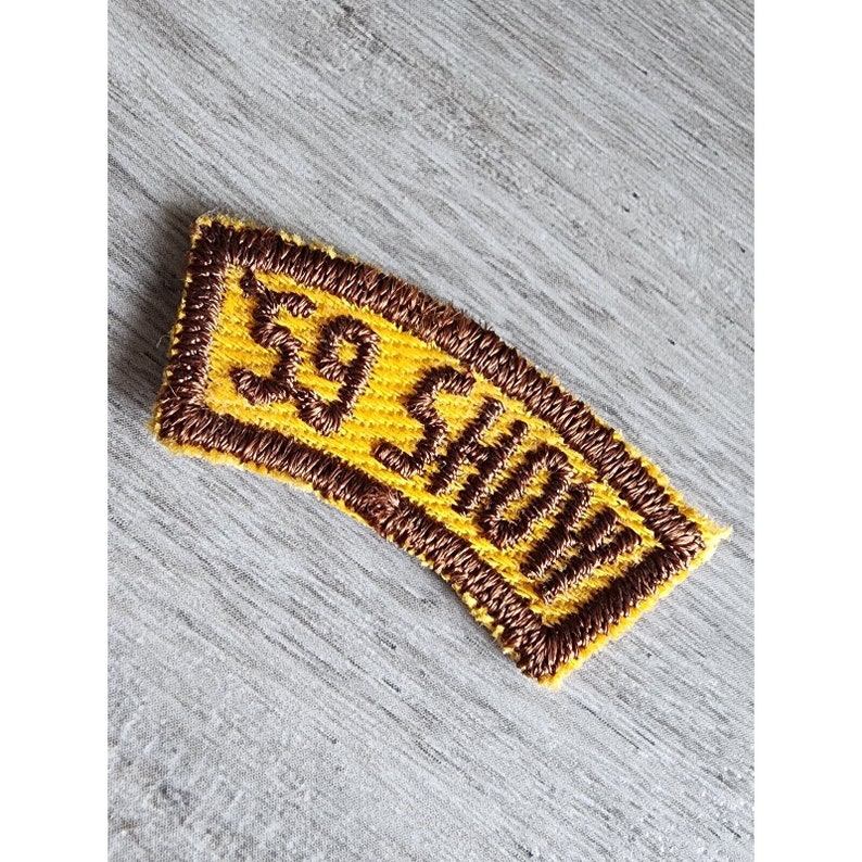 Vintage BOY SCOUT Yellow Brown Segment Patch '59 Show BSA Camping Badge 1950s - Etsy