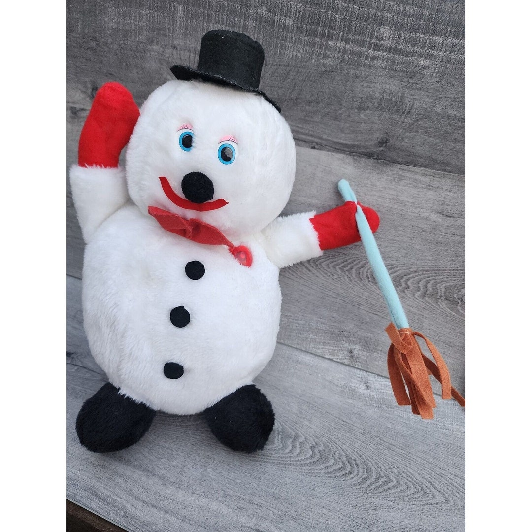 Vintage 1986 Plush Stuffed Electronic Frosty the Snowman 16" UIC Toy ...