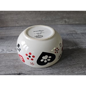Temp-tations Seasonal Pawfetti 18 Oz Cereal Bowl Handpainted Dogs Cats ...