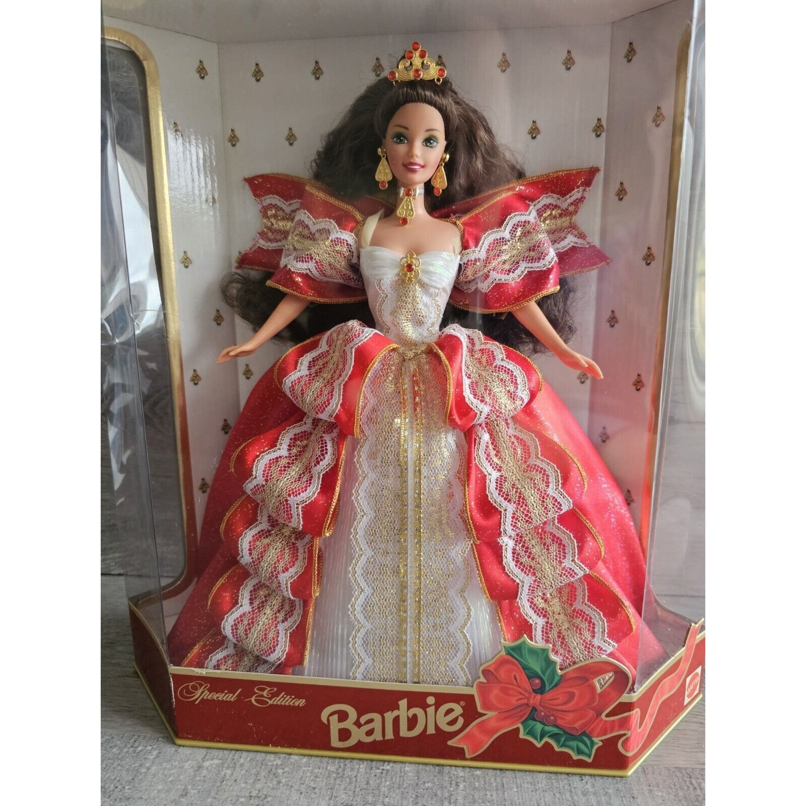 1997 Happy Holidays Special Edition Barbie Doll Christmas Mattel #17832 ...