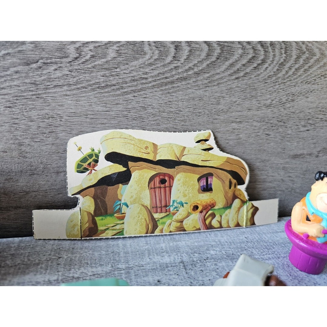 Vtg THE FLINTSTONES Wilma Rubble Car Fossil Fill up Fred Lot of 1990s ...