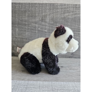 Vtg Realistic Gund Panda Bear Plush World Wildlife Fund 5052 Toy ...