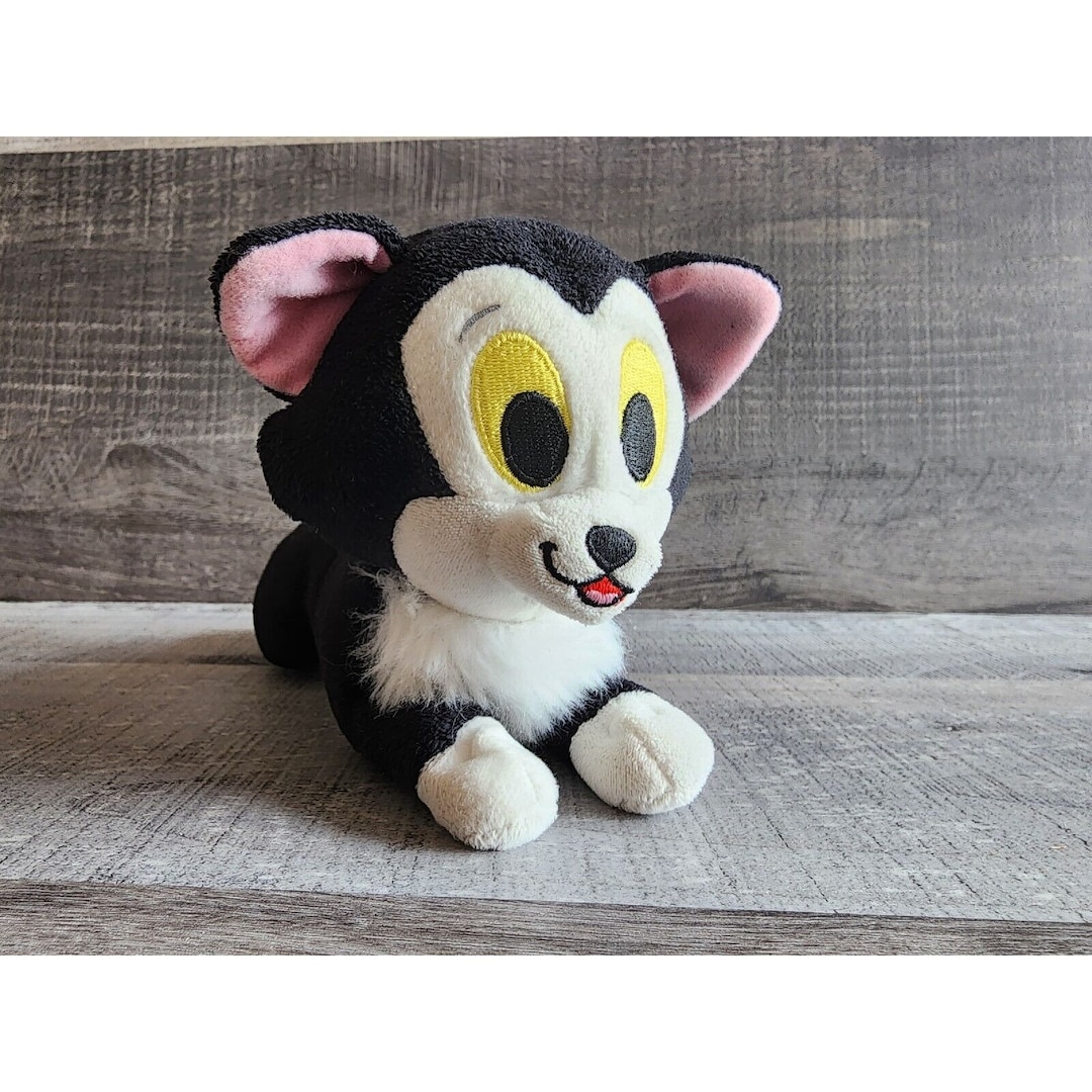 Disney Figaro Black & White Kitten From Pinocchio 6" Stuffed Plush - Etsy