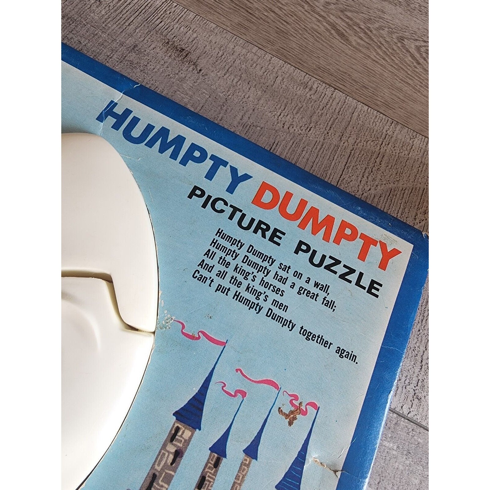 Vintage 1964 Humpty Dumpty Educator Picture Puzzle Plastic - Etsy