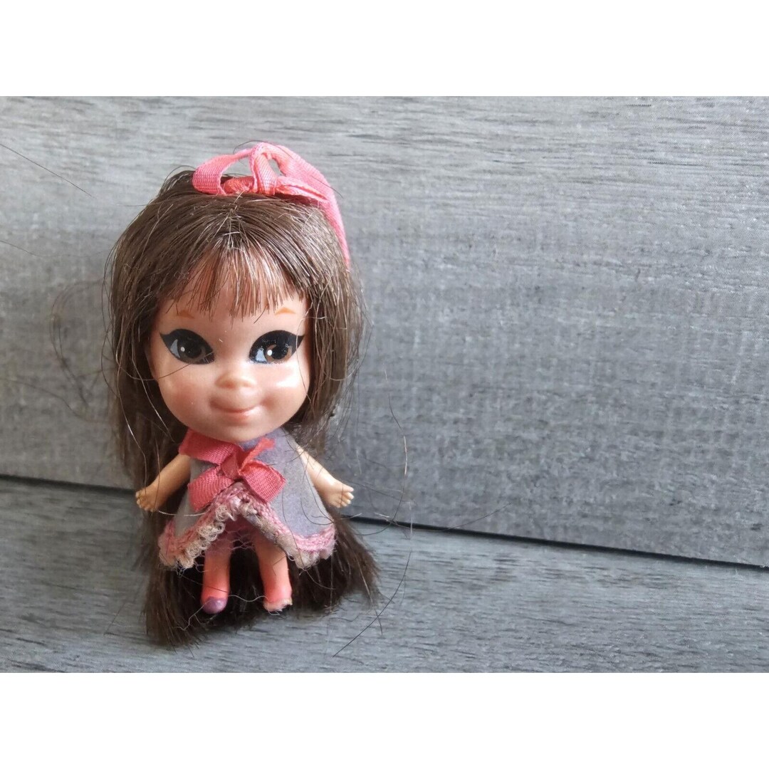 Vintage 1967 Mattel Little Kiddle Lucky Lockets Loretta Locket Mini ...