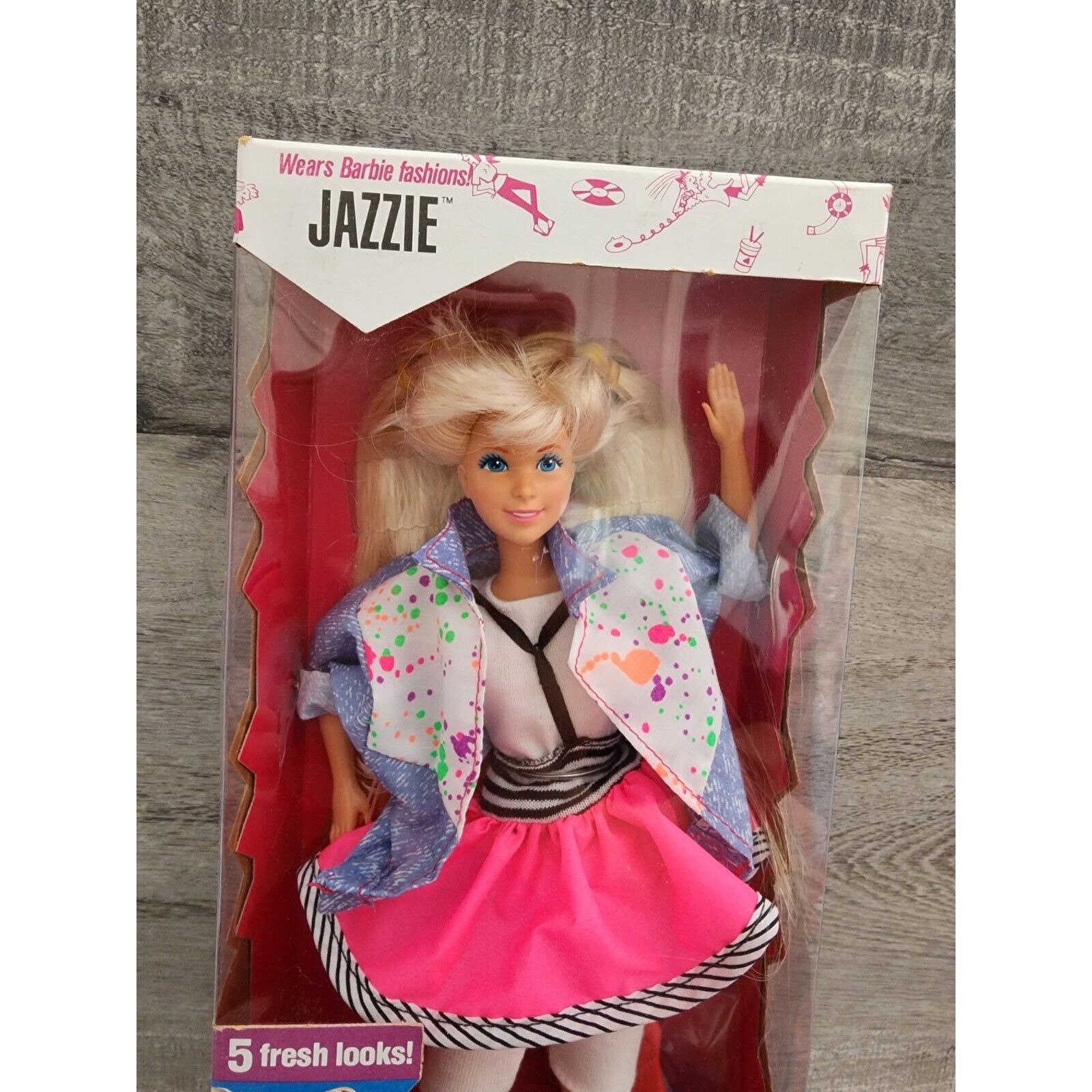 High School Jazzie JAZZIE Doll Cool Teen Cousin of Barbie #3635 1988 ...